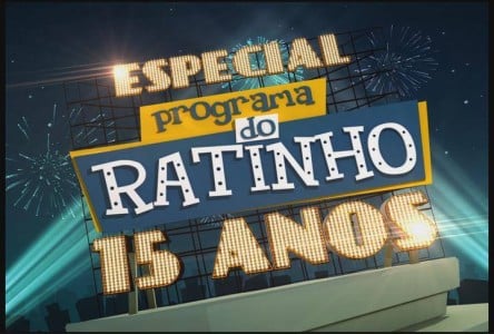 Confira a logo especial de 15 anos do Programa do Ratinho - TV Foco