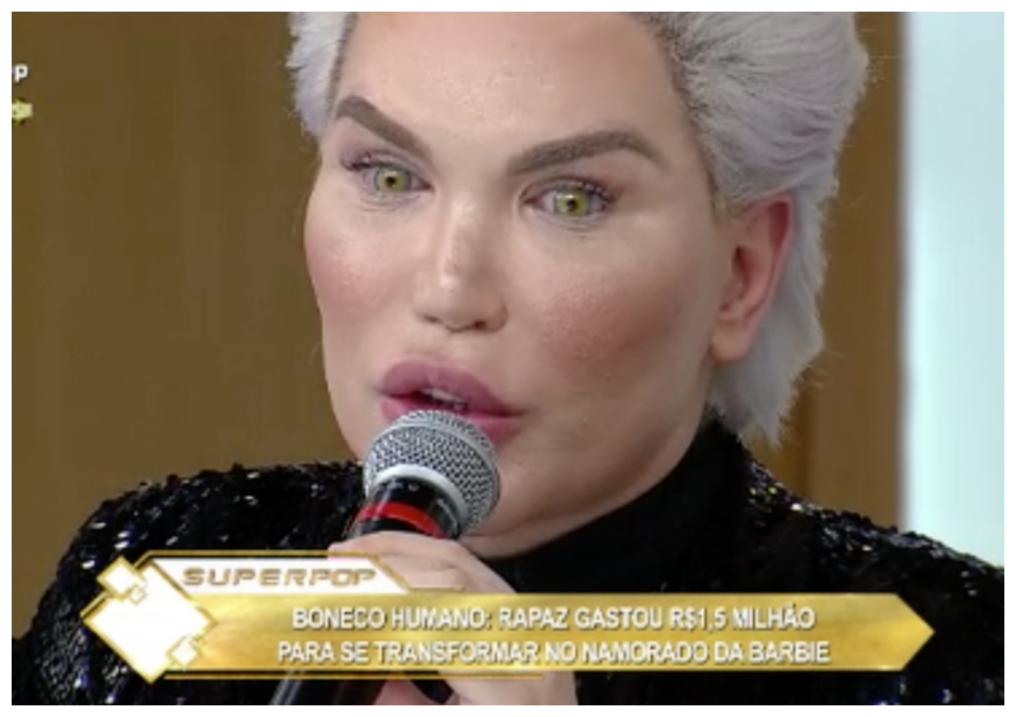 Ken Humano vai ao Superpop, choca e explode na web; confira! - TV Foco