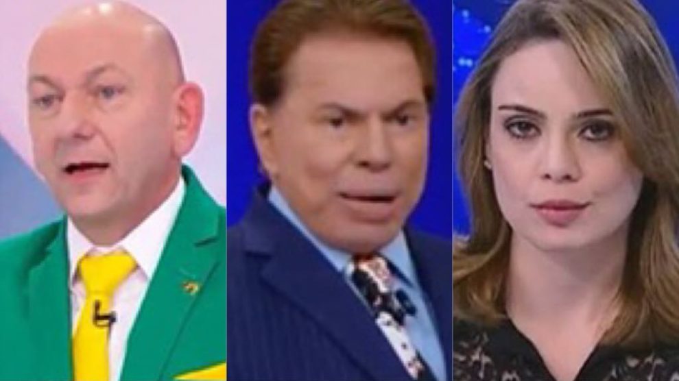 Silvio Santos recebe empresário, Luciano Hang, que pediu a "cabeça" de ...