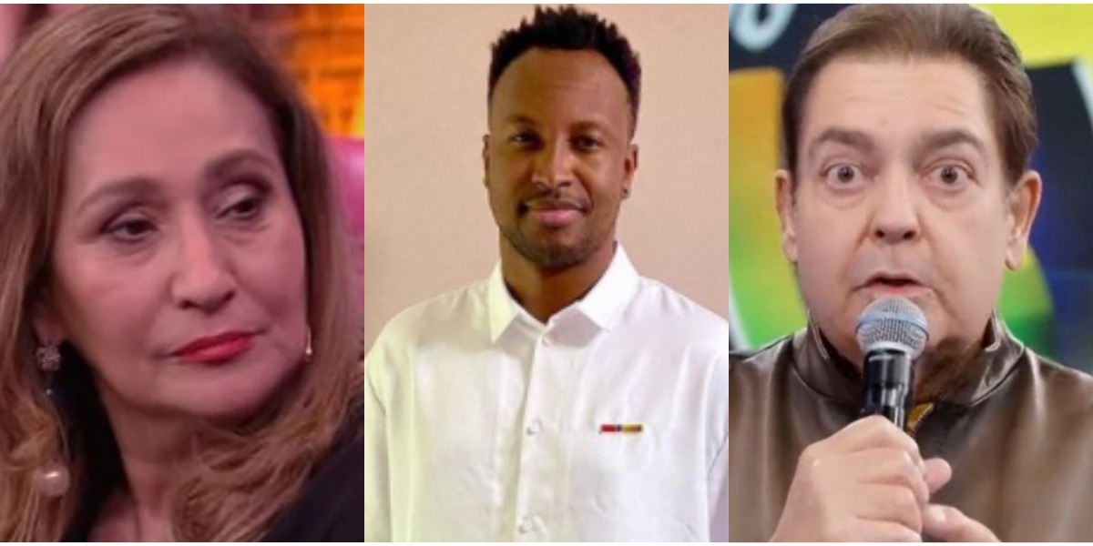 Thiaguinho, Sonia Abrão e Faustão