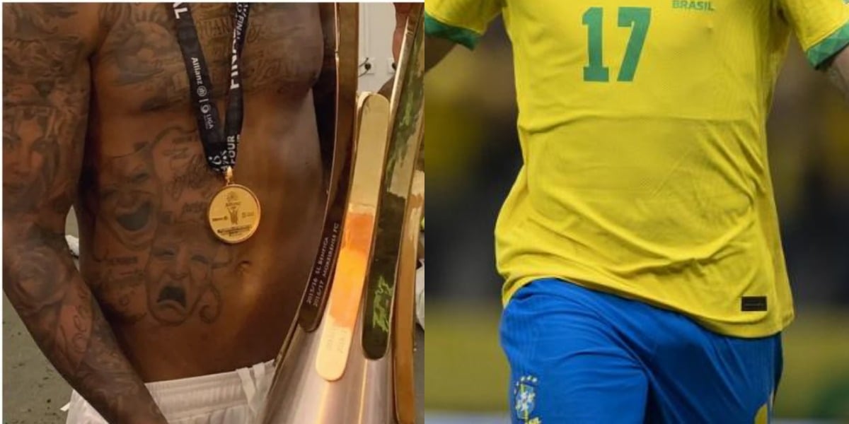 Jogador da seleção brasileira mostra pênis GG ao vivo: "Três pernas"