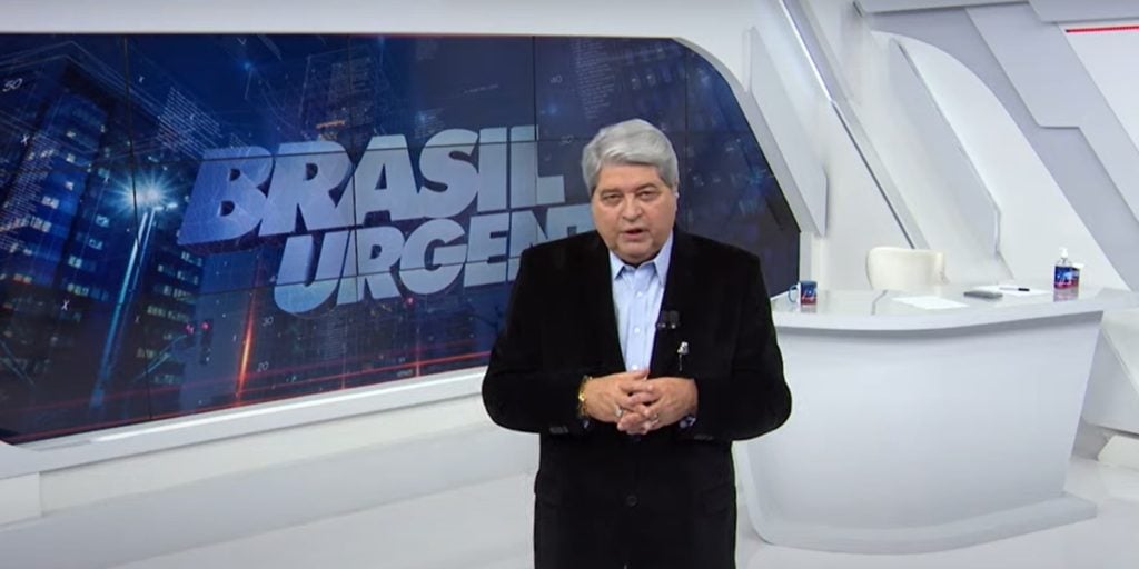 Datena peita a Band e surge revoltado no camarim: "Preso"