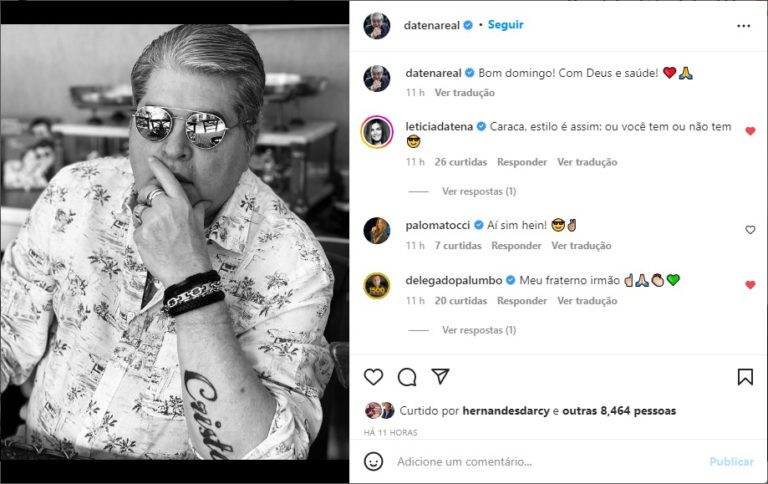 Datena arranca o terno e surge como ninguém podia imaginar; raro