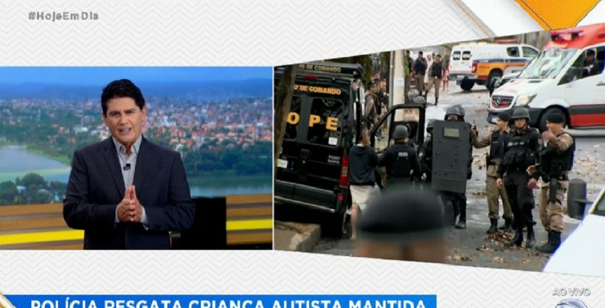 César Filho tem o Hoje Em Dia interrompido e flagra tiro ao vivo