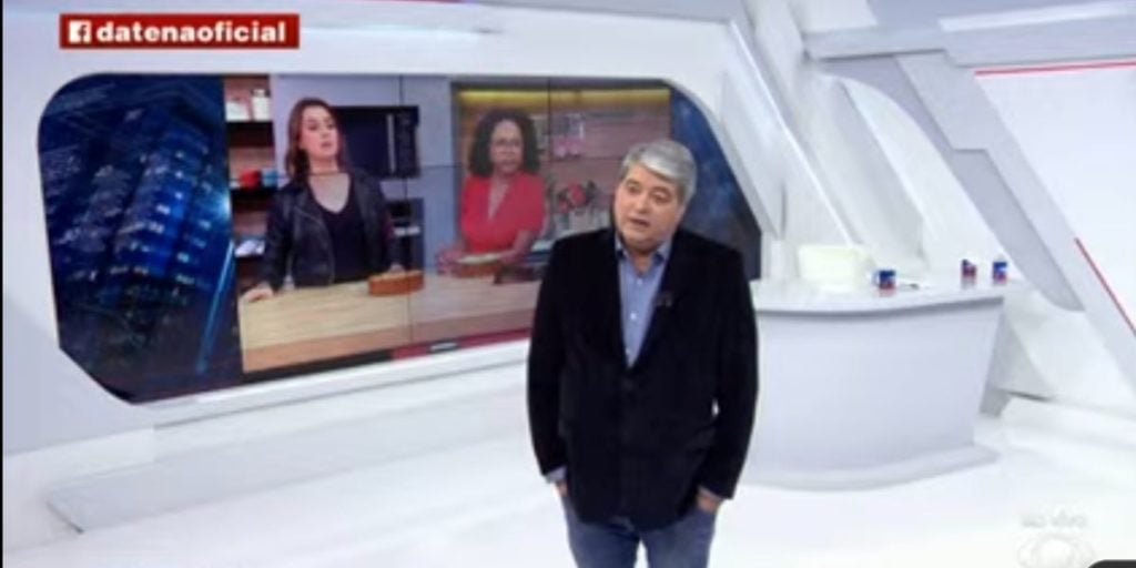 Datena assume para Catia que quer programa de volta na Band