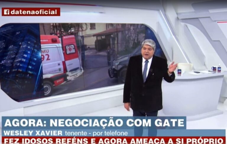 Datena fica irado e exige corte às pressas na Band: "Tira do ar"