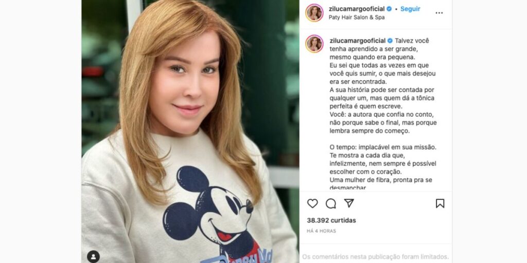 Perfil de Zilu nega ida de Wanessa ao BBB23 e anuncia ida dela