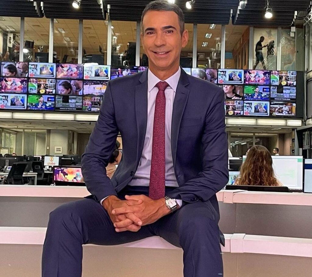 César Tralli entrega o que faz no horário de almoço da Globo