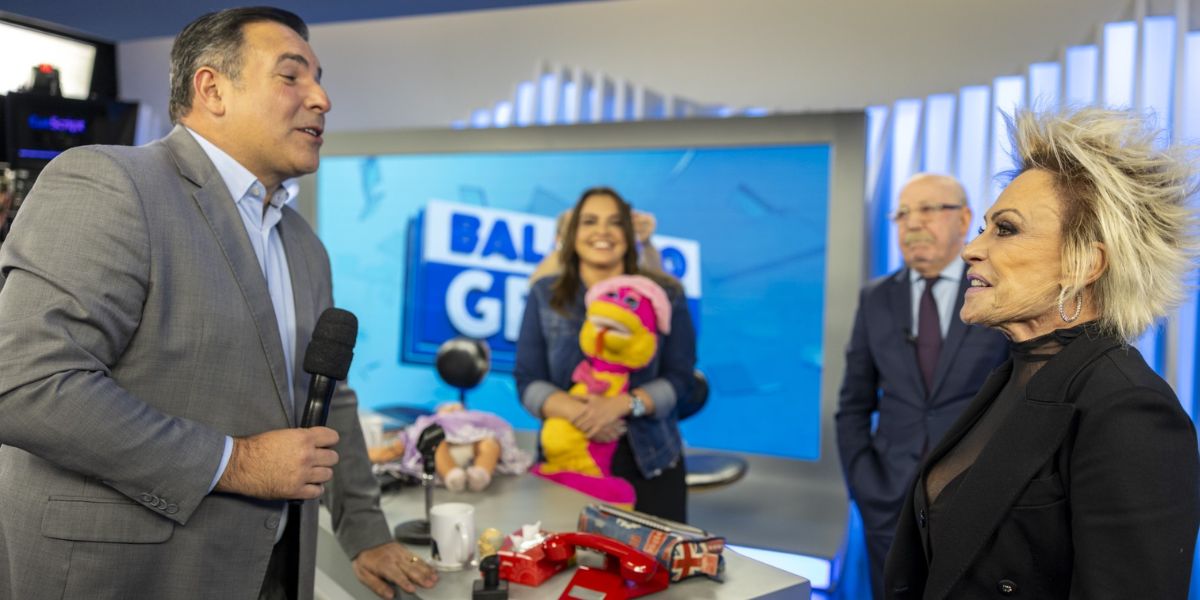 Ana Maria Braga visita o Balanço Geral SP e faz pedido especial para ...