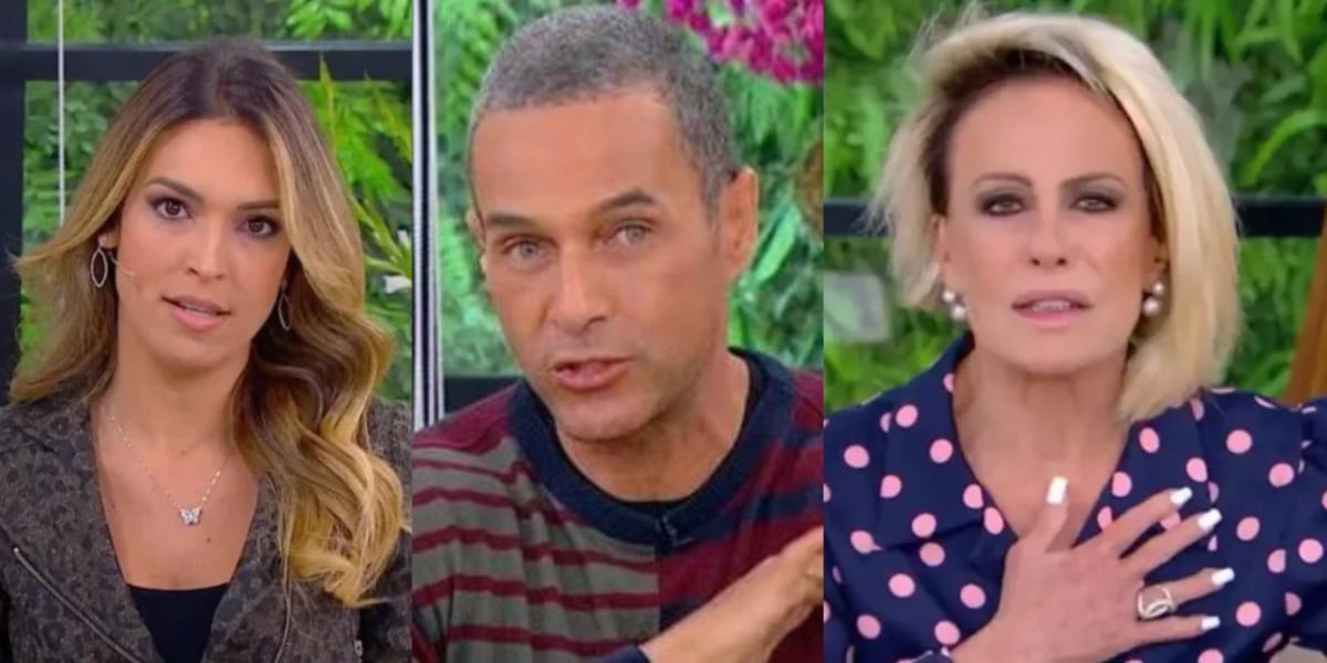 Coube a Morete e Fabricio dar notícia sobre Ana Maria Braga