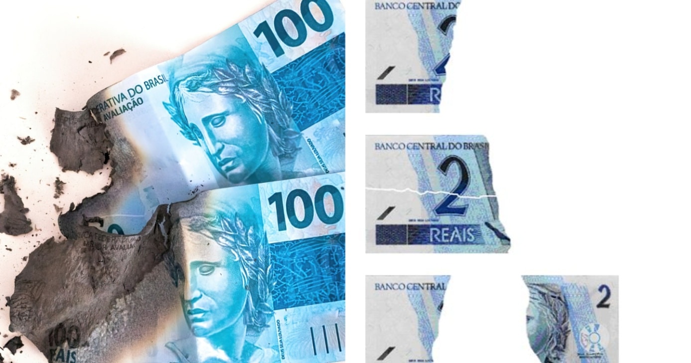 Banco Central avisa 4 tipos de cédulas que não serão mais aceitas