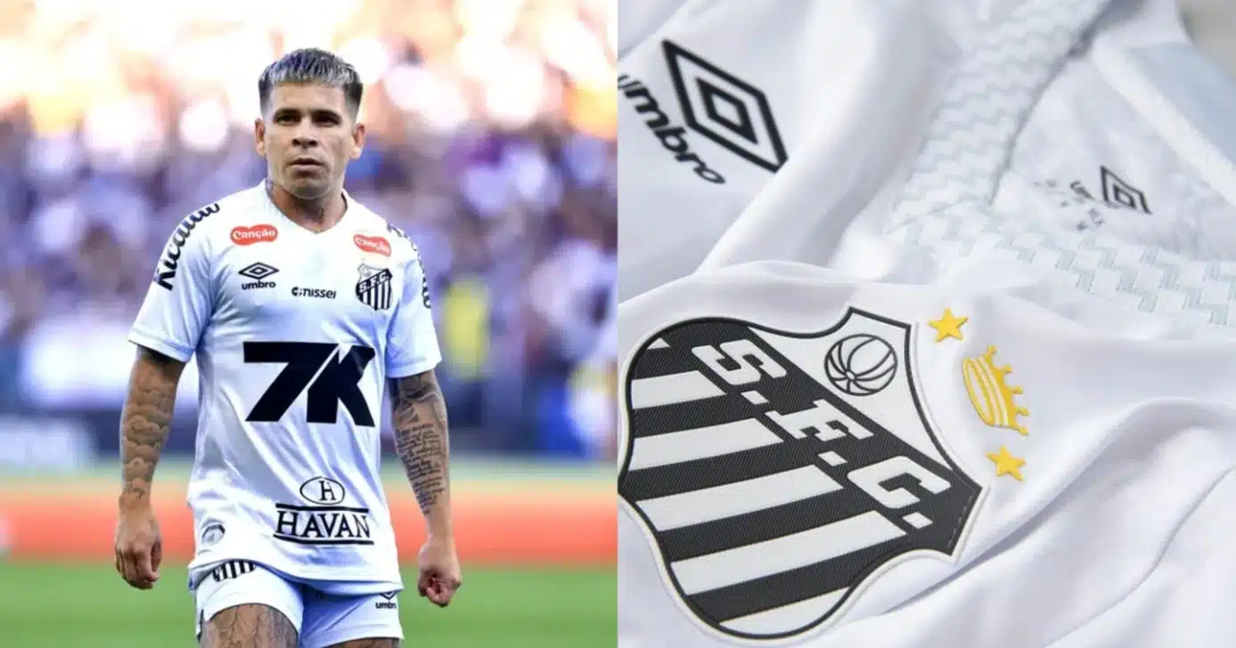 Soteldo dando adeus ao Santos pra jogar em rival chega hoje (6)