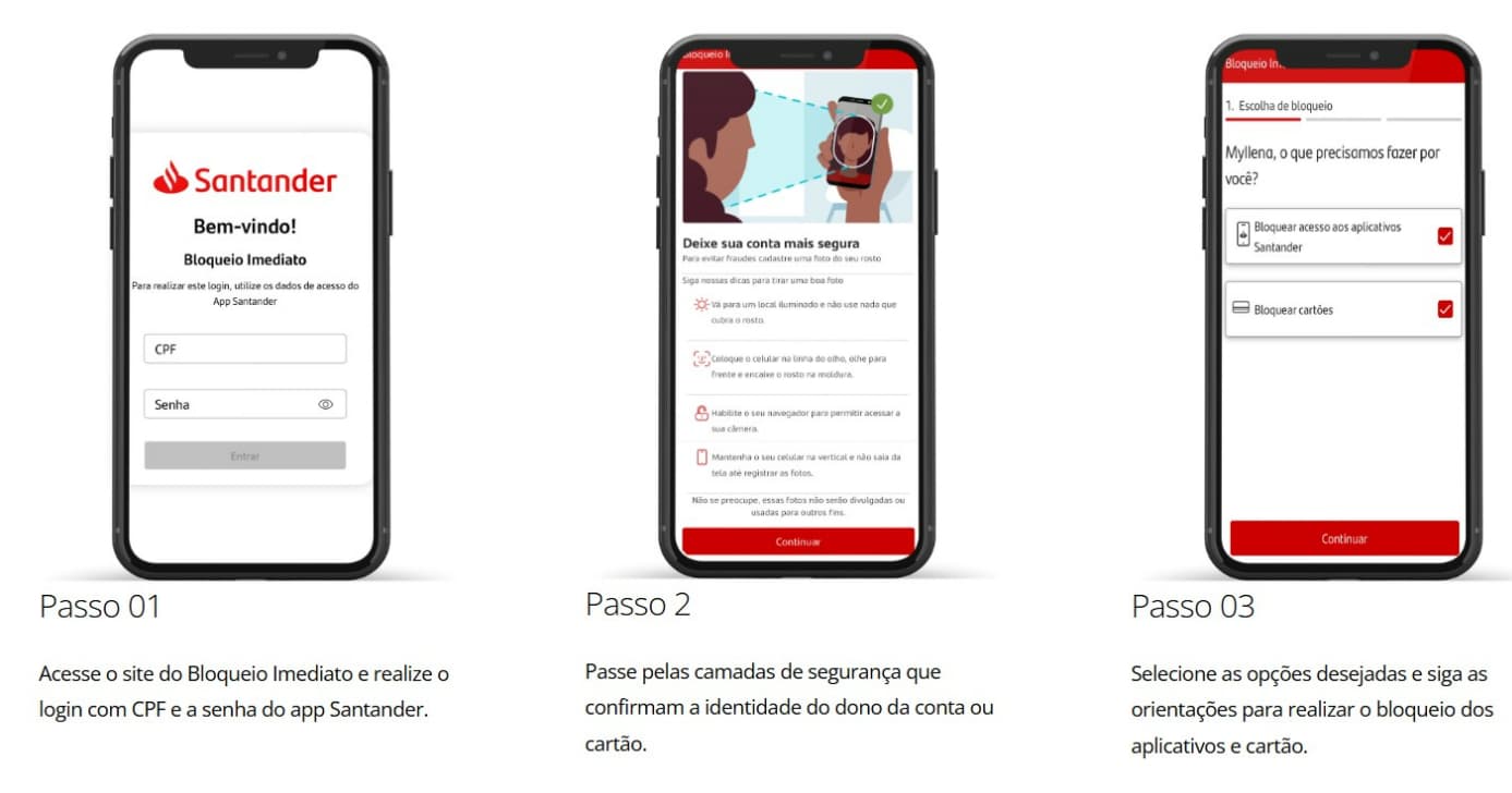 O Santander pode bloquear minha conta? Comunicado é feito