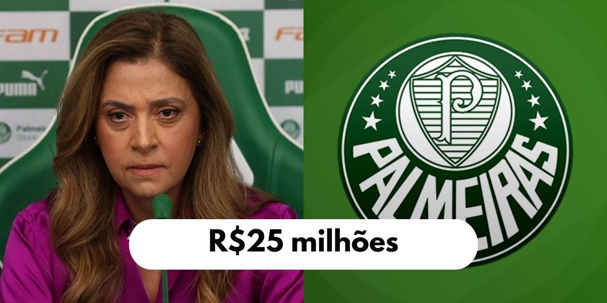 Leila não perde tempo e garante reforço de R$25M ao Palmeiras