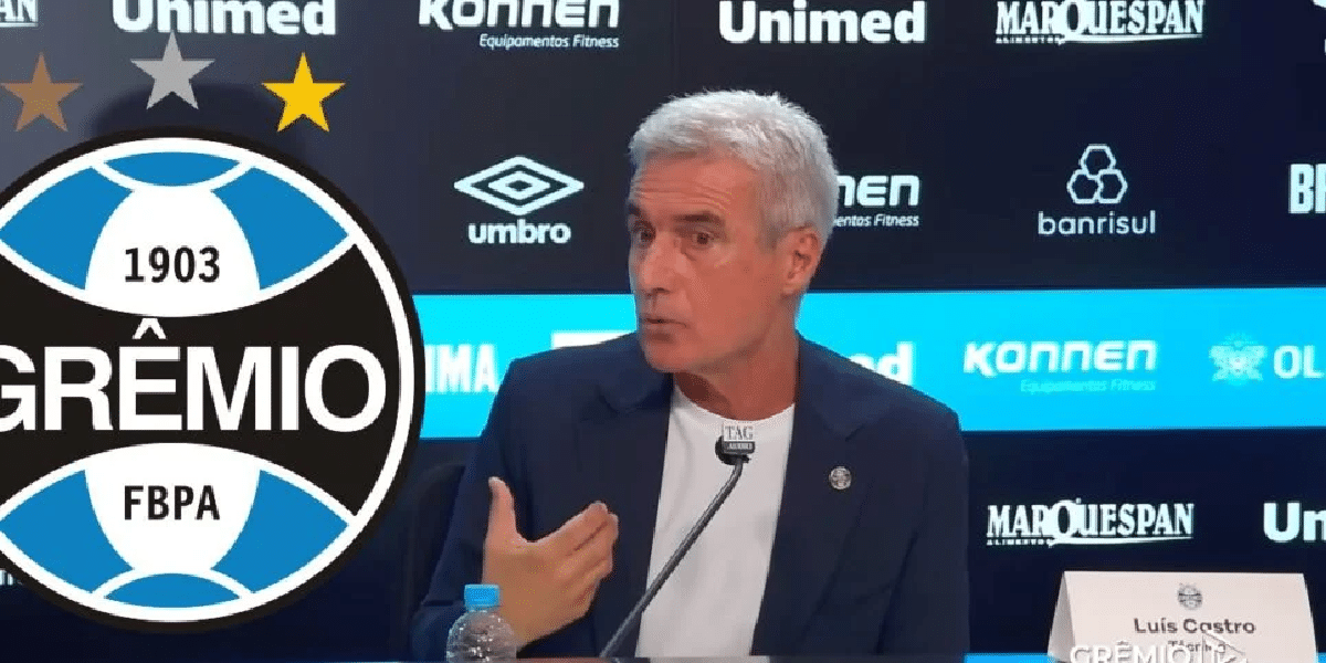 Grêmio comunica Luís Castro e confirma 3 reforços para o treinador hoje ...