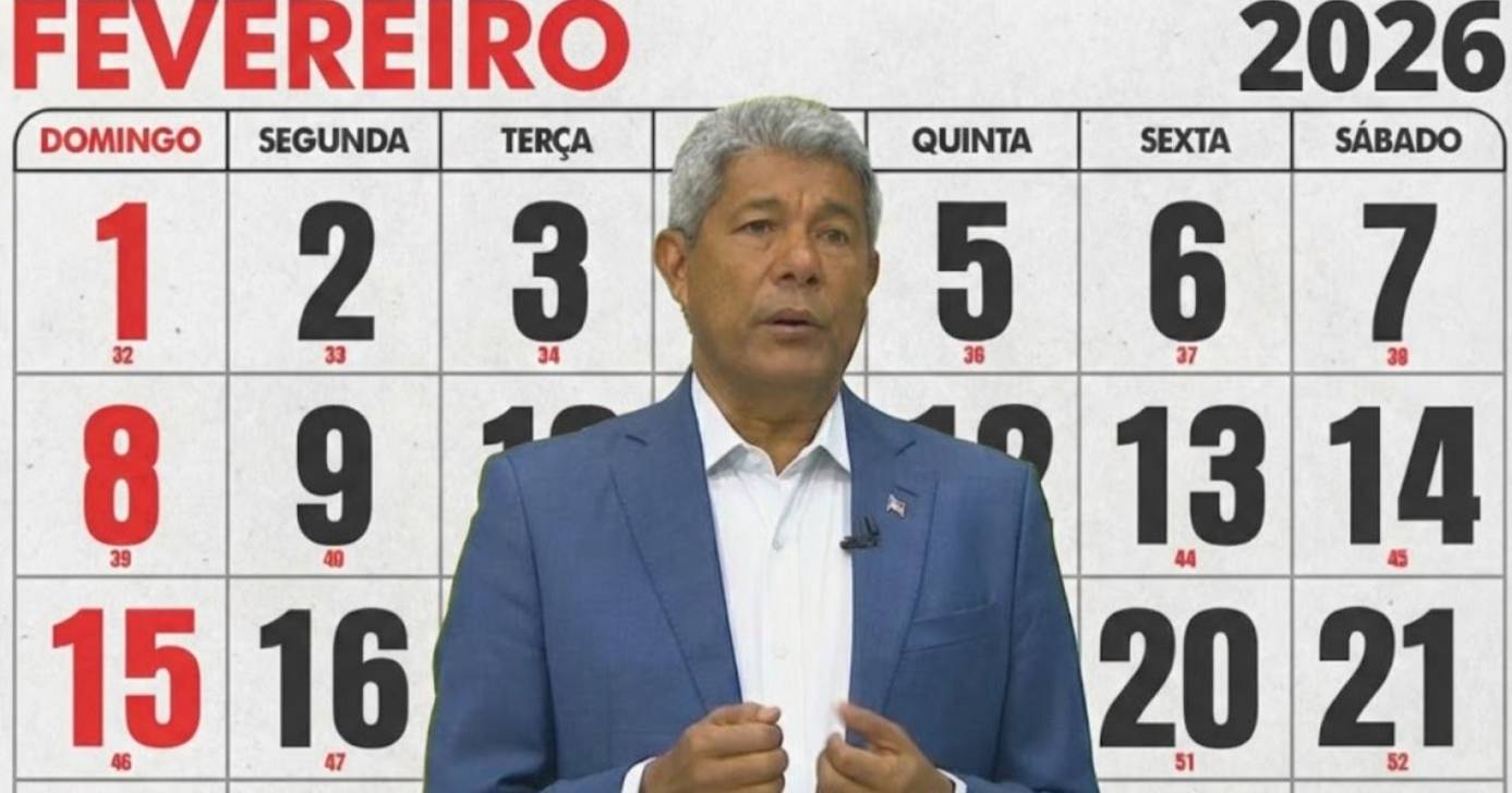 Jerônimo sabe: Feriado confirmado sexta (8) em cidade da BA