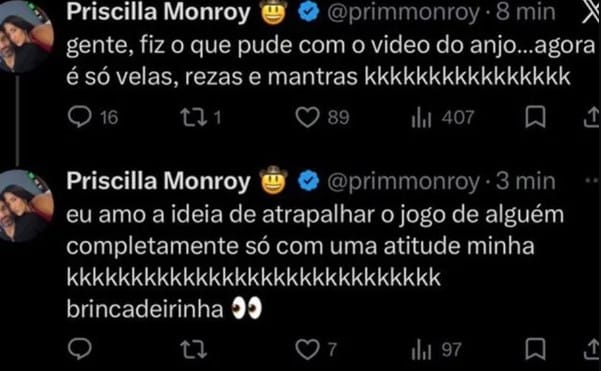 Cowboy diz que recebeu informações no BBB26 e esposa confirma