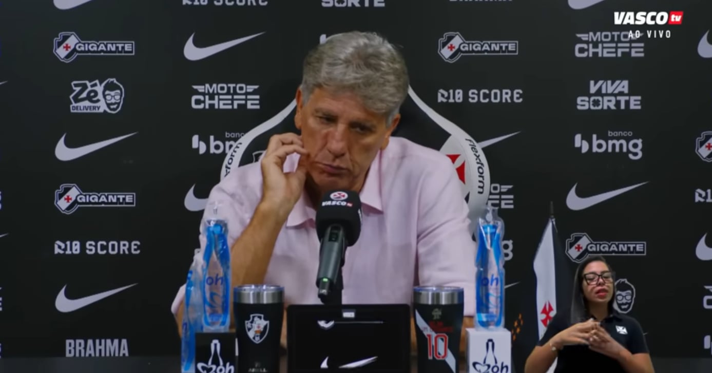 Renato Gaúcho sendo demitido no Vasco tem nova atualização