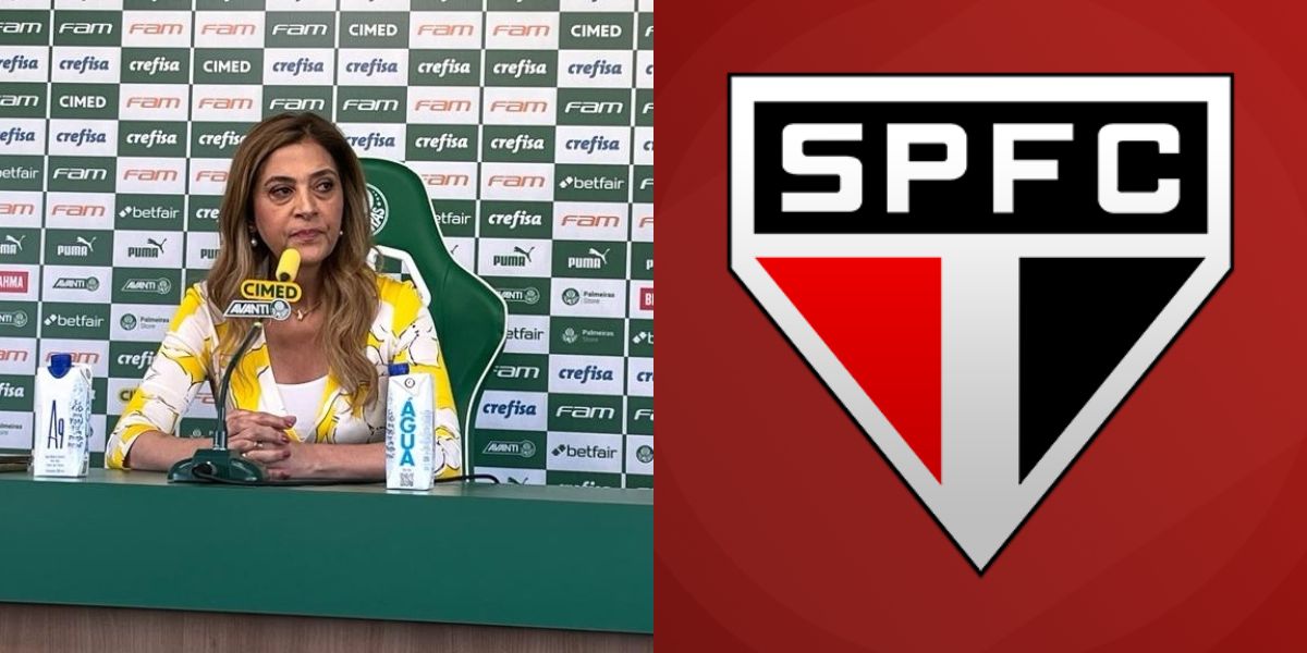 Leila revela pedido do São Paulo por patrocínio: "Eu falei"